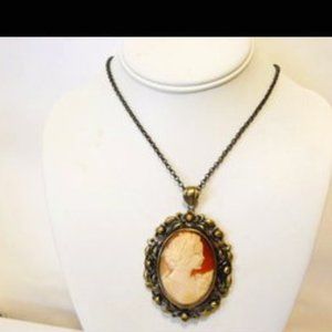 Amedeo | Jewelry | Amedeo 45mm Antiqued Bronzetone Cornelian Shell ...